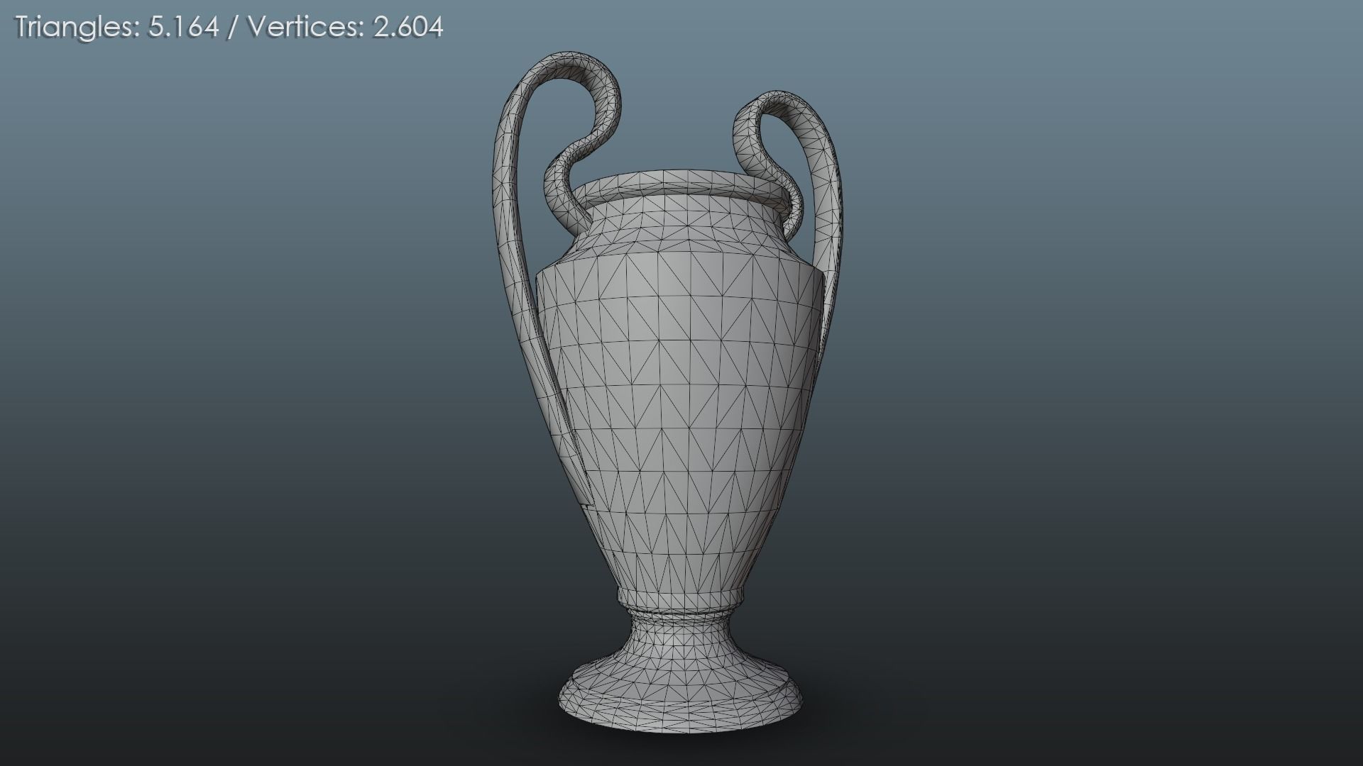 UEFA Champions League Trophy free 3D model | CGTrader