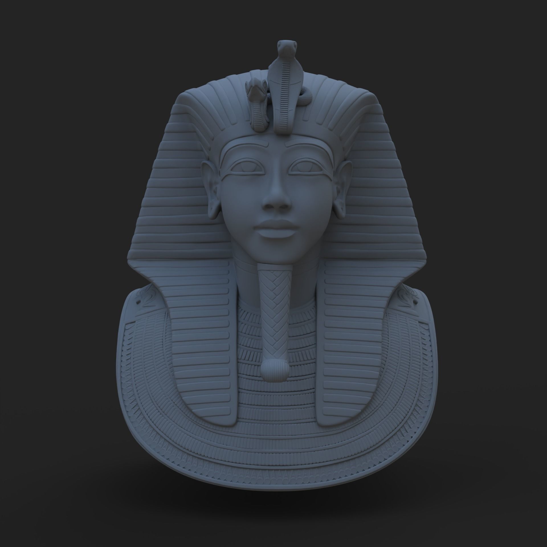 Tutankhamun Mask 3D model 3D printable | CGTrader