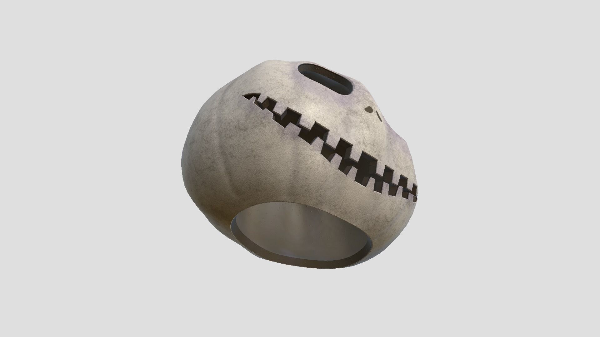 Pumpkin Head 06 White - Jack O Mask - Character Design free VR / AR ...