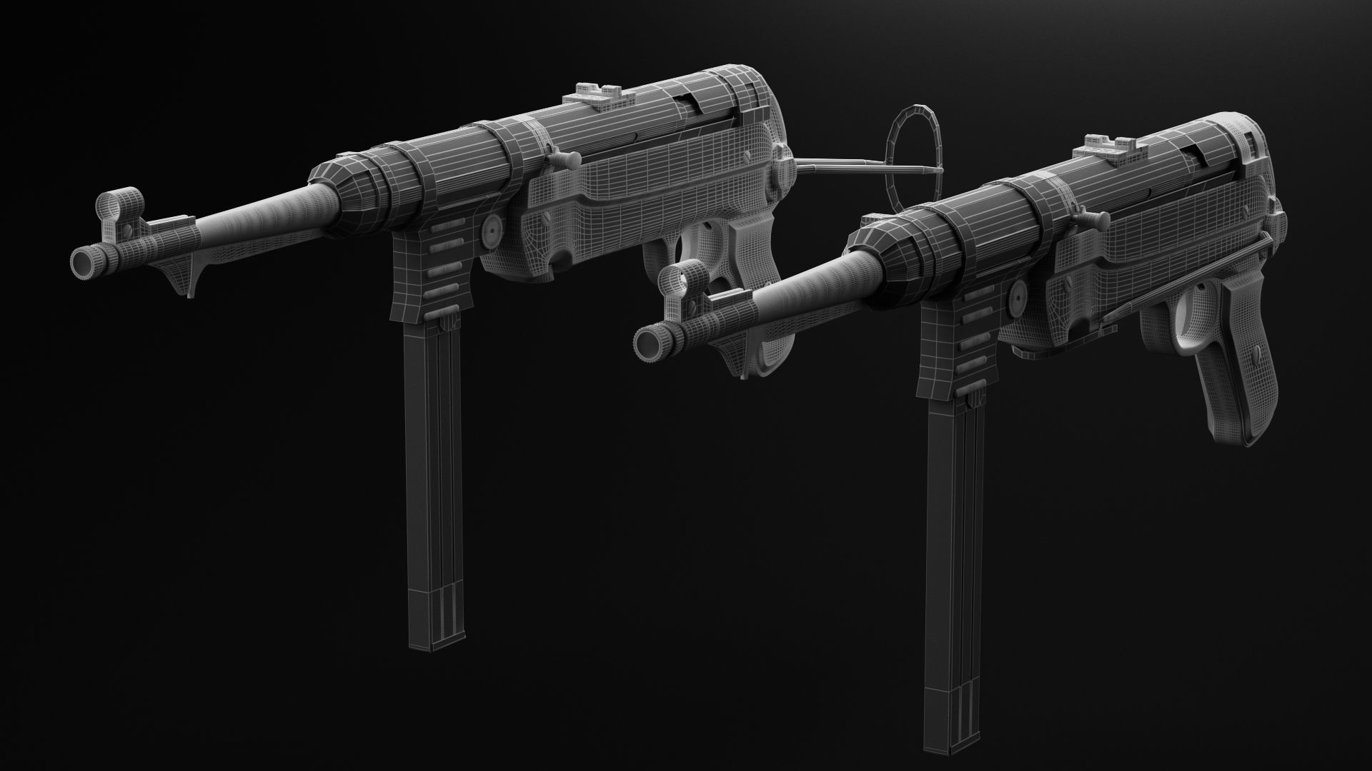 MP 40 3D model | CGTrader
