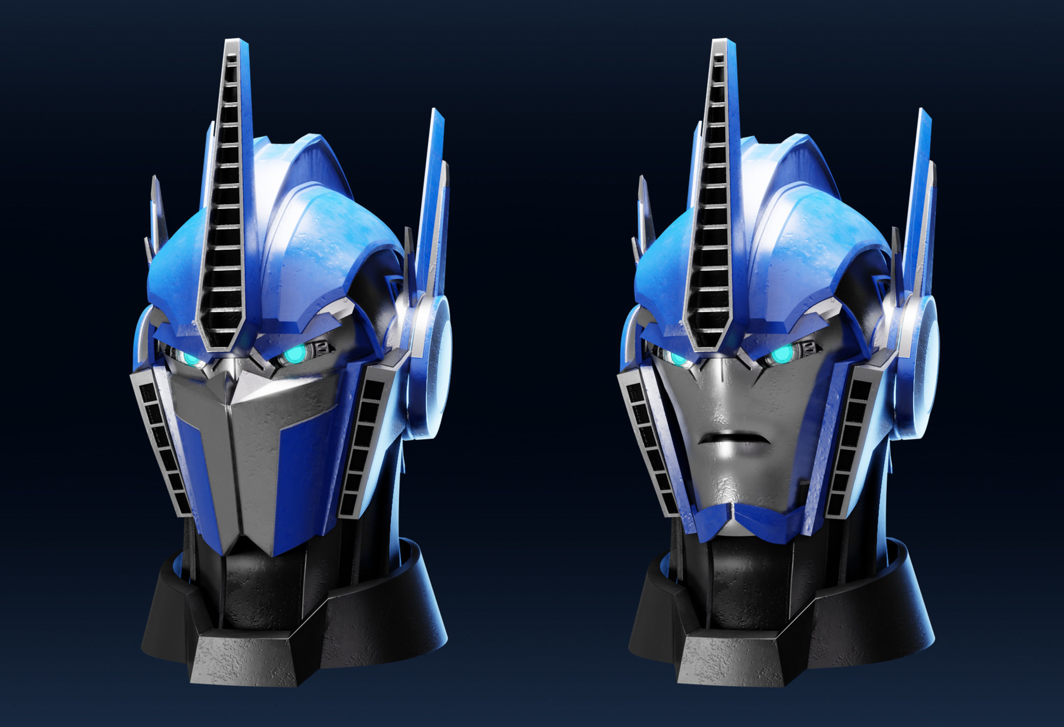 3D model Optimus Prime Transformers Prime Character Rig VR / AR / low ...