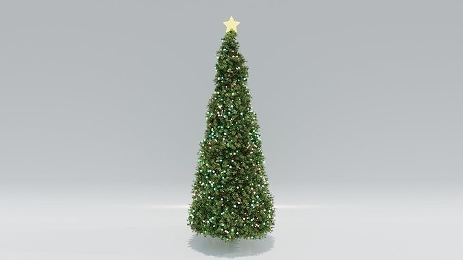 Christmas tree blender 3D model | CGTrader