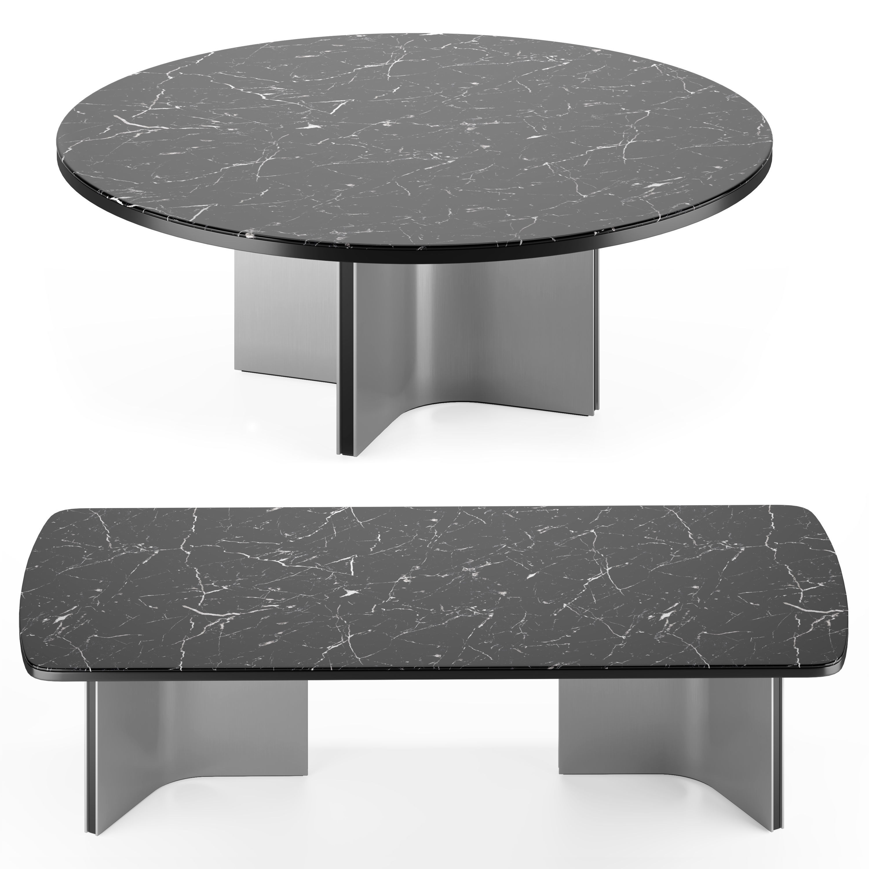 tables Minotti Marvin 2021 collection 3D model | CGTrader