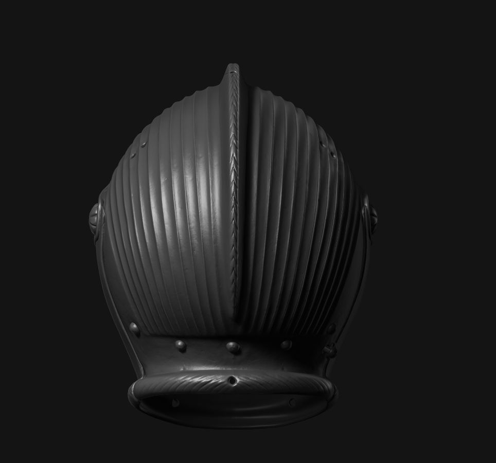 Medieval Helmet V 3D model 3D printable | CGTrader