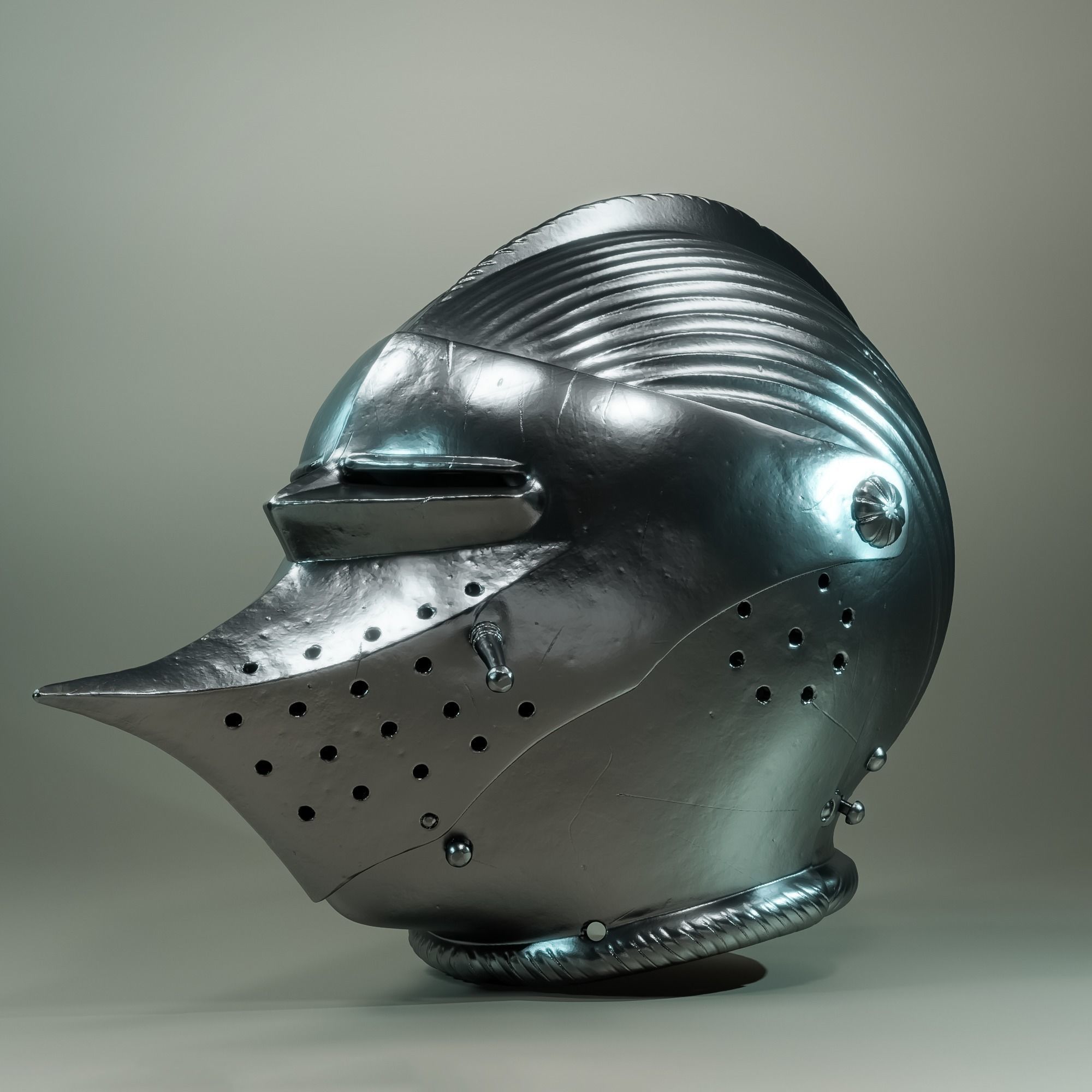 Medieval Helmet V 3D model 3D printable | CGTrader