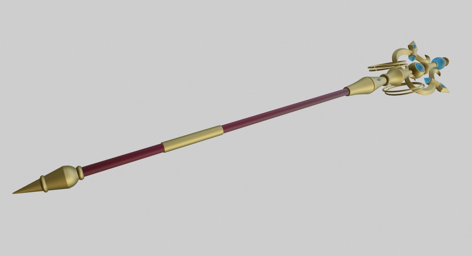 Goblin Slayer Priestess Staff - STL - 3D 3D model 3D printable | CGTrader