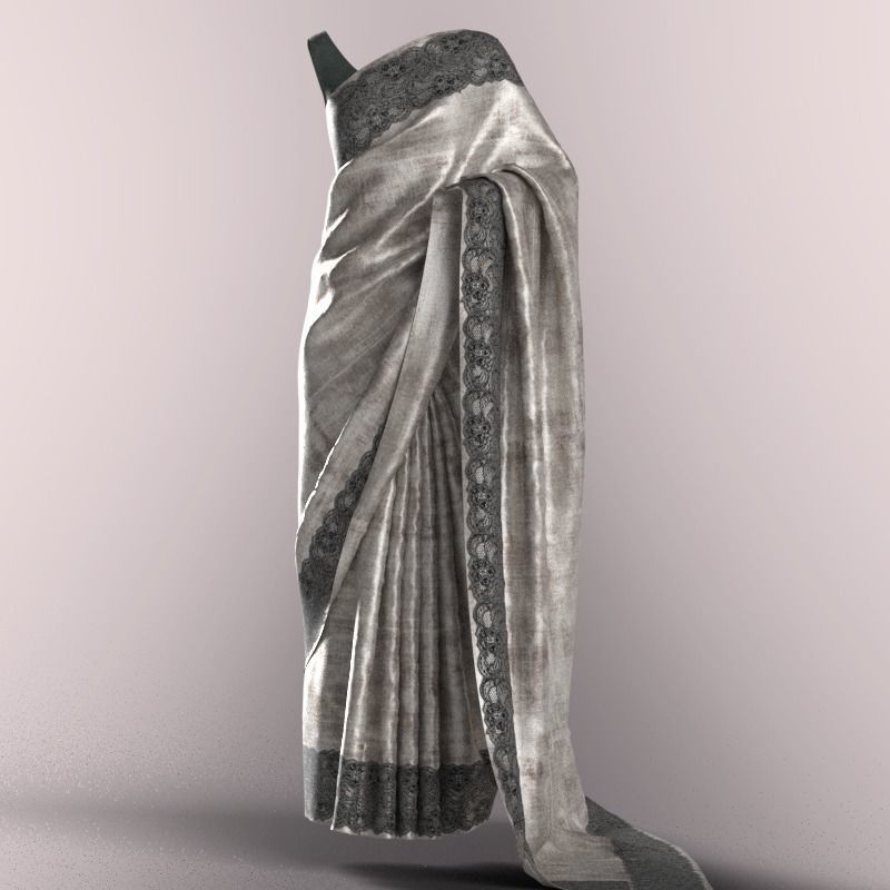 3D Virtual Saree Drape 3D model | CGTrader