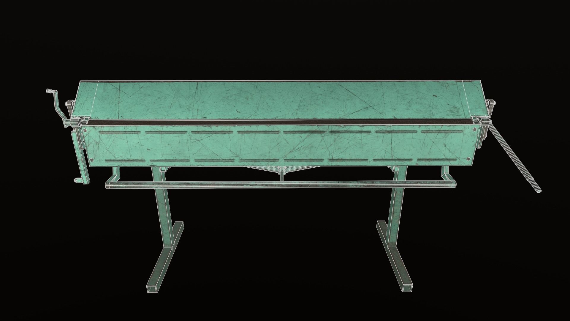 USSR Metalworking Machine - Soviet Machinery Low-poly 3D model free VR ...