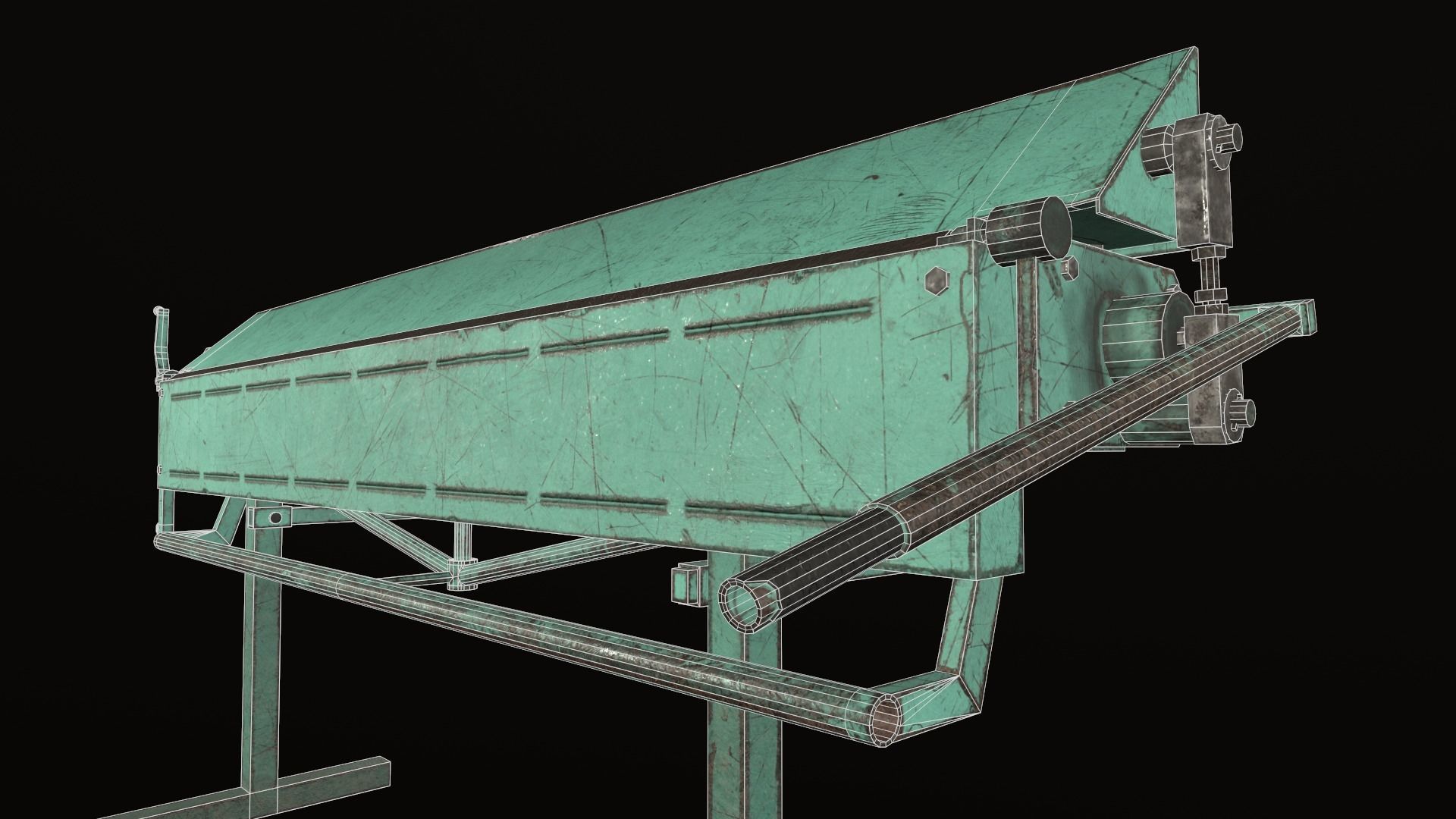 USSR Metalworking Machine - Soviet Machinery Low-poly 3D model free VR ...