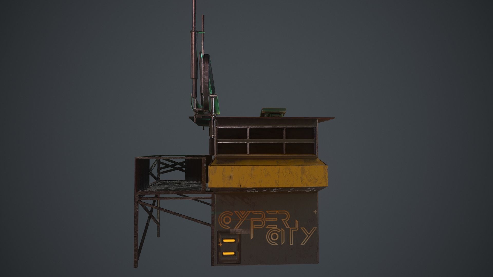 3D model Scrap Yard Shop VR / AR / low-poly | CGTrader