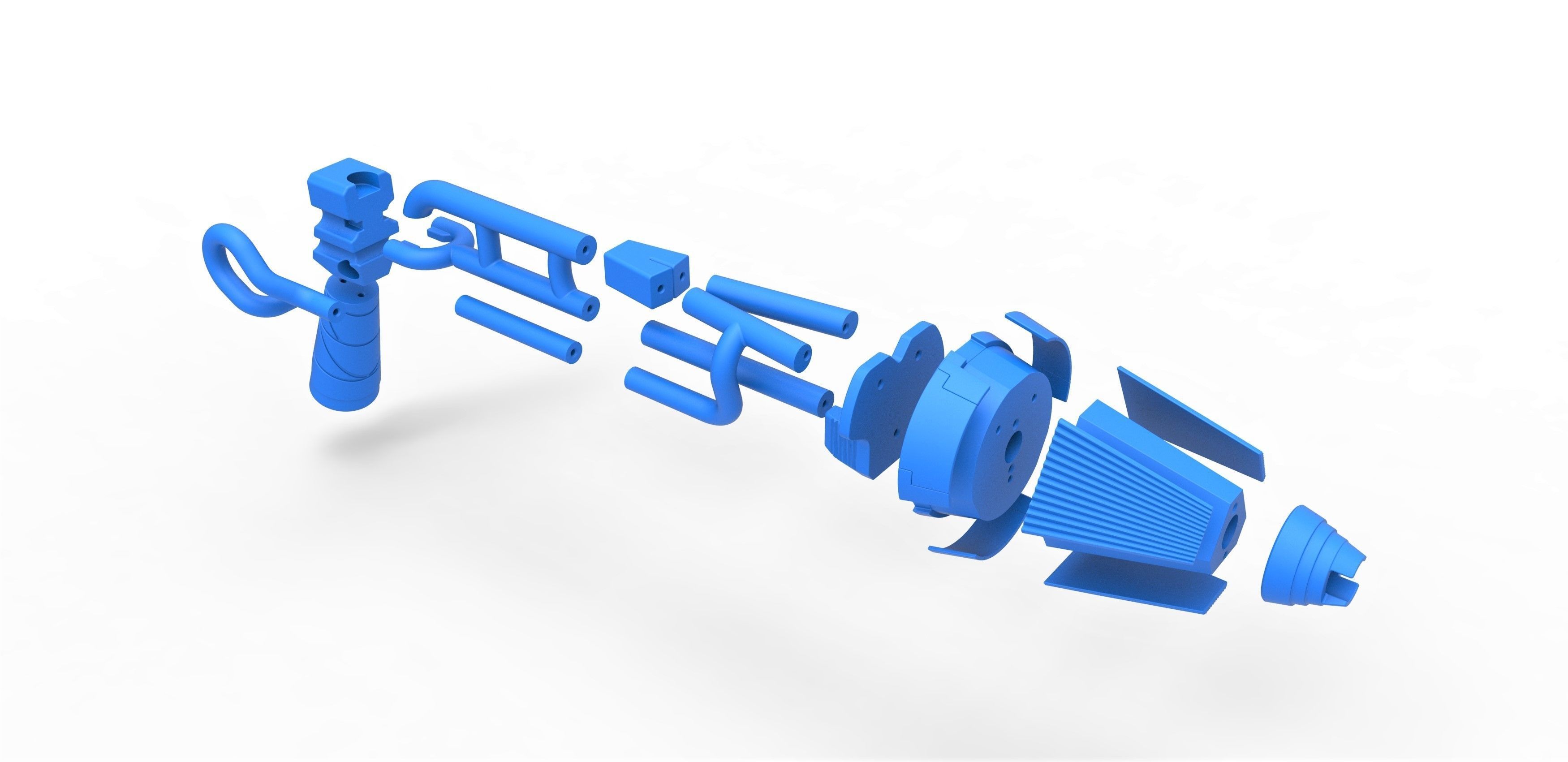 Kazon Phaser rifle from Star Trek Voyager TV series 3D model 3D ...