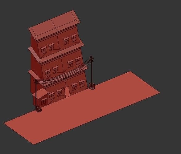 Low Poly Ancient Building free VR / AR / low-poly 3D model | CGTrader