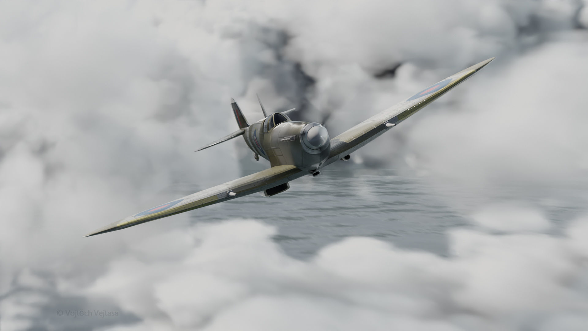 Spitfire 3d model - Blender free 3D model | CGTrader