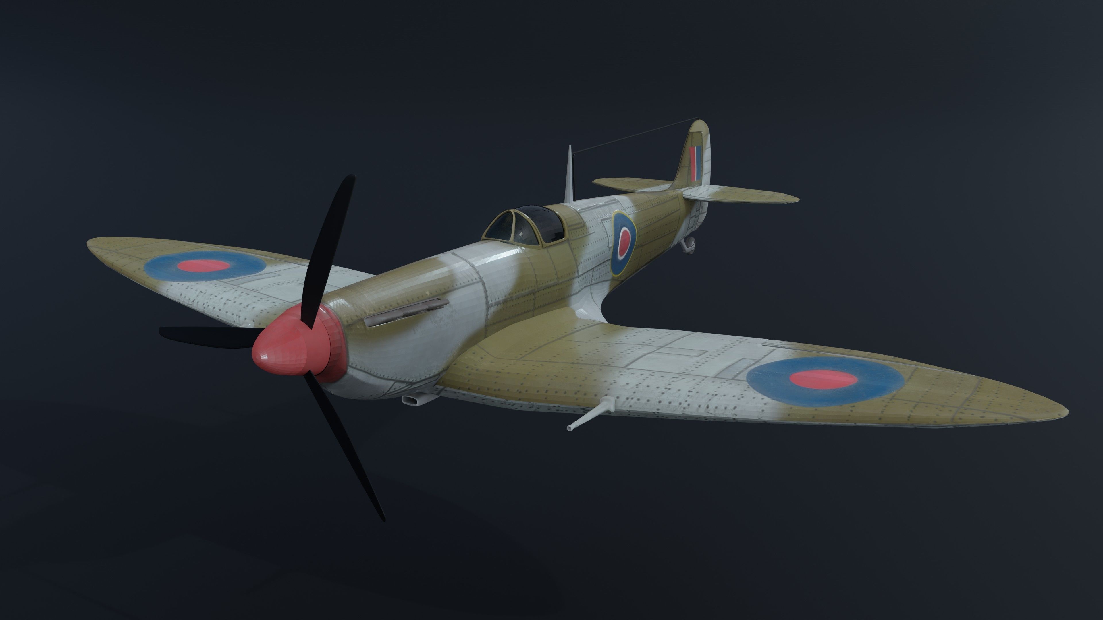 Spitfire 3d model - Blender free 3D model | CGTrader