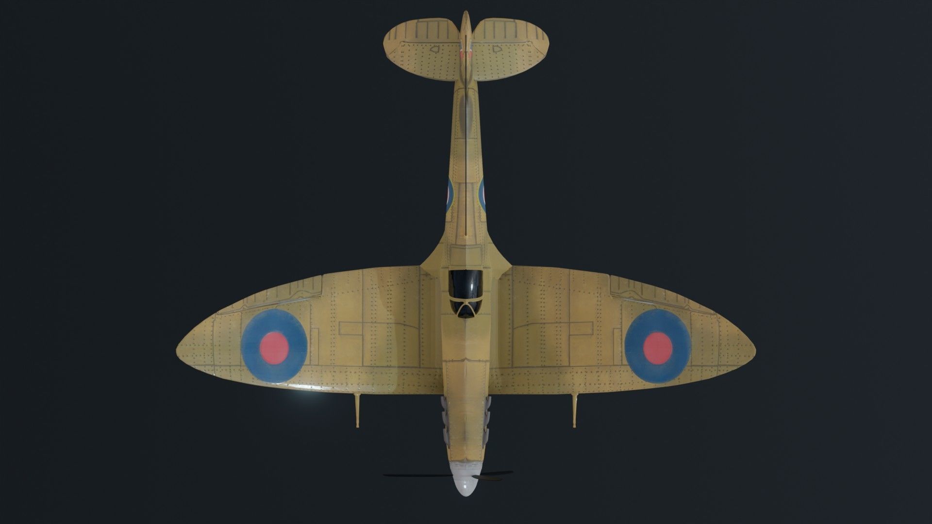 Spitfire 3d model - Blender free 3D model | CGTrader