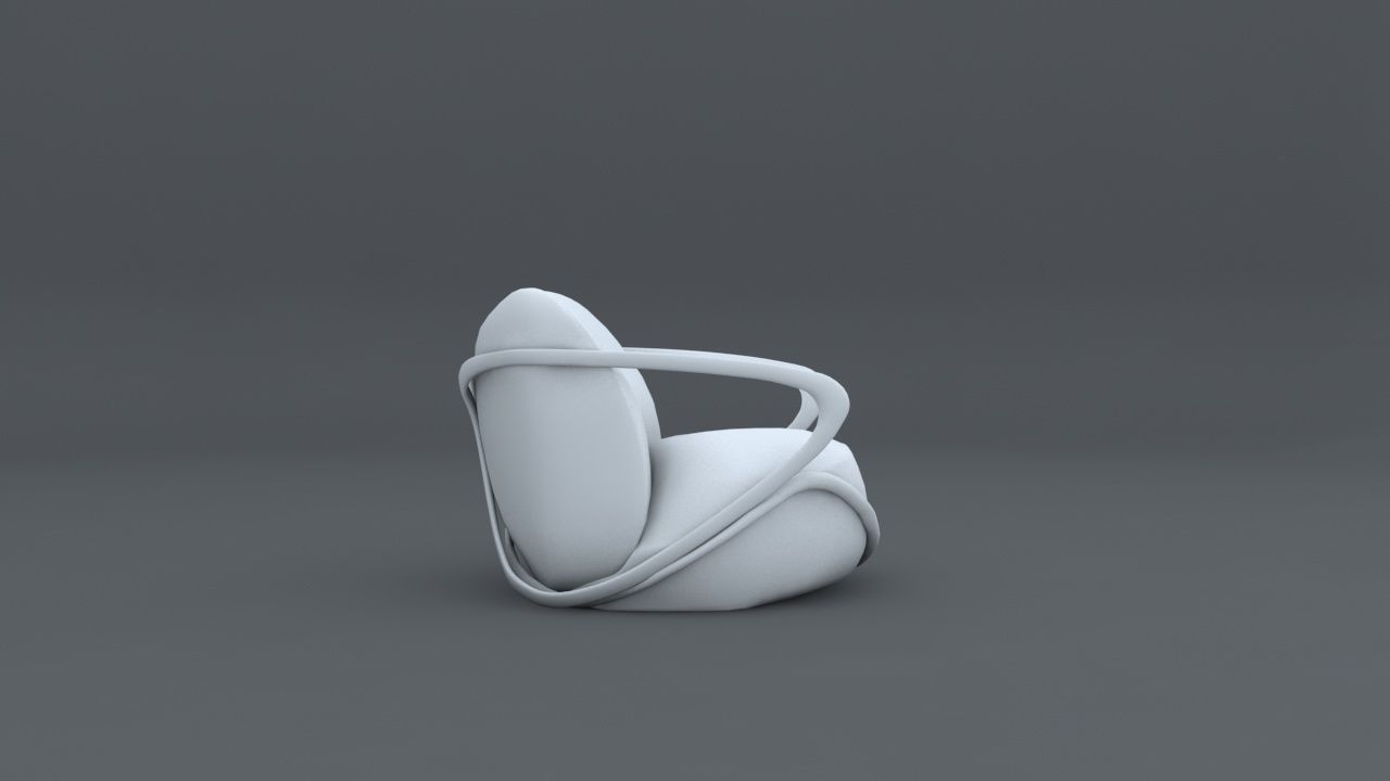 3D model Giorgetti Hug Chair VR / AR / low-poly | CGTrader
