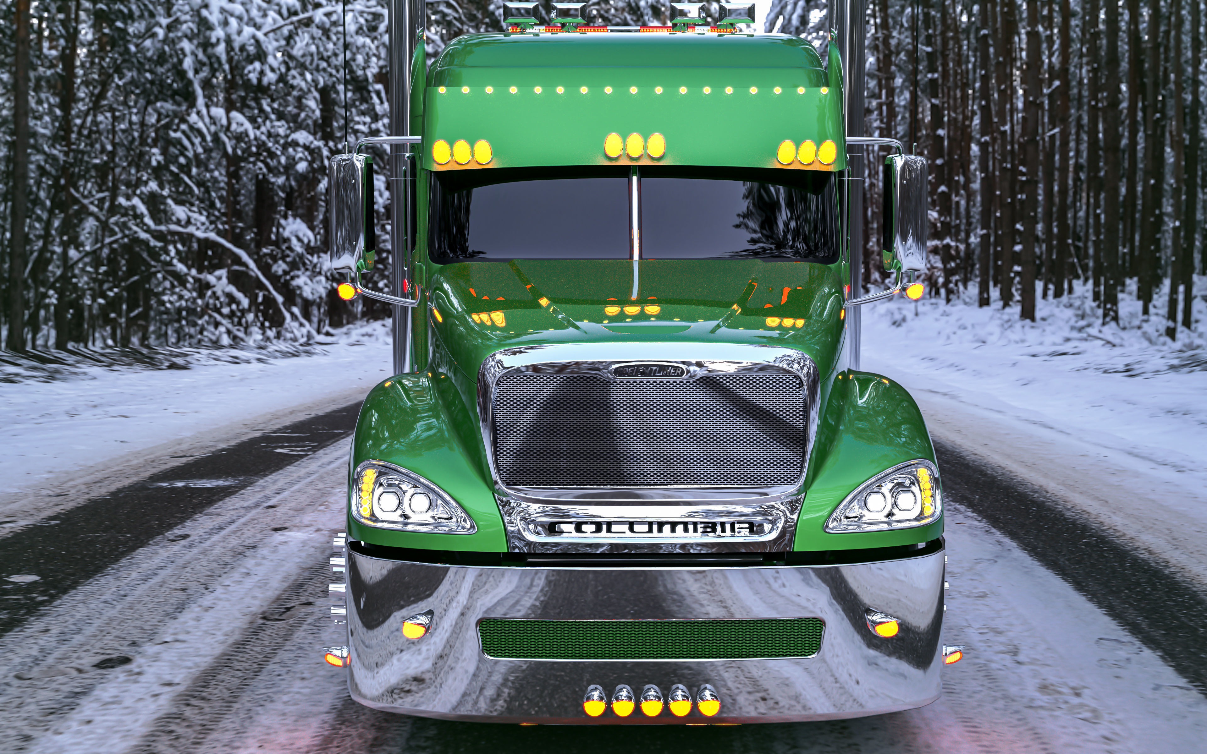 Freightliner Columbia Custom JD 3D model | CGTrader