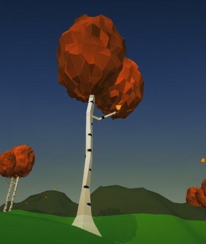 Low Poly Birch Tree free VR / AR / low-poly 3D model | CGTrader