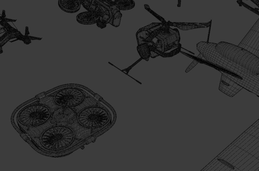 KITbash drones 3D model | CGTrader