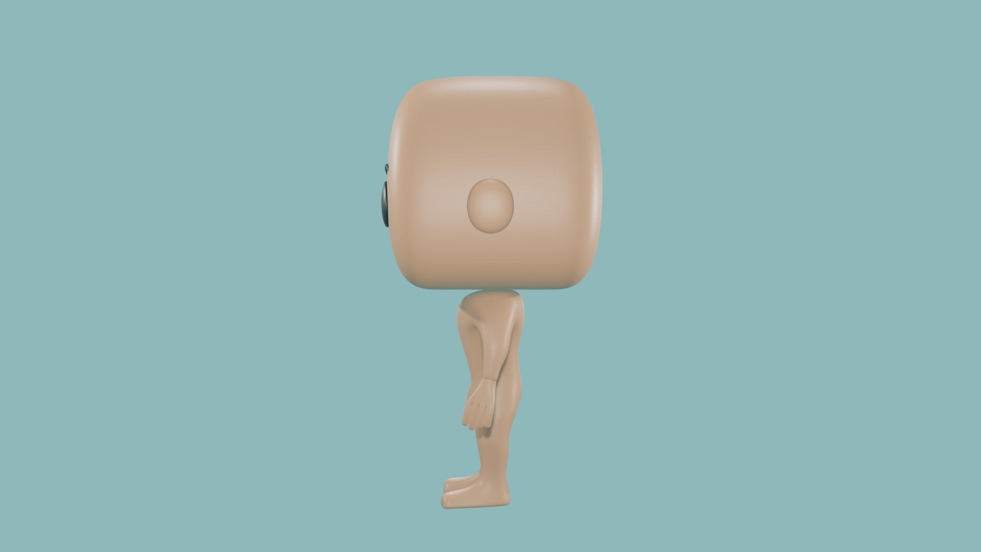 3D Basic male Body - Funko Style - DIY - printable model 3D model ...