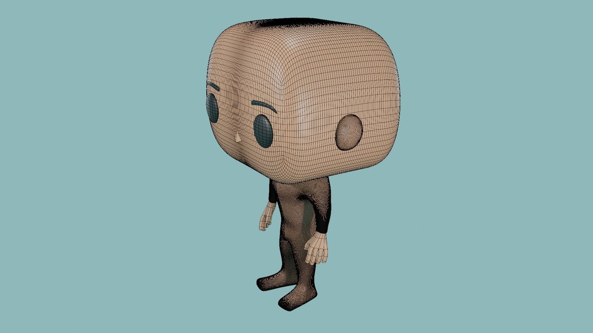 3D Basic male Body - Funko Style - DIY - printable model 3D model ...