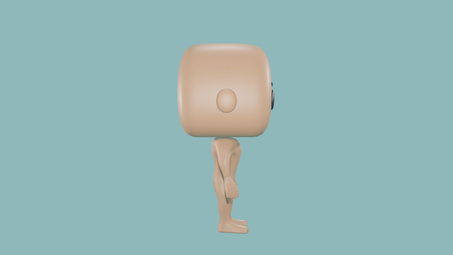 3D Basic male Body - Funko Style - DIY - printable model 3D model ...