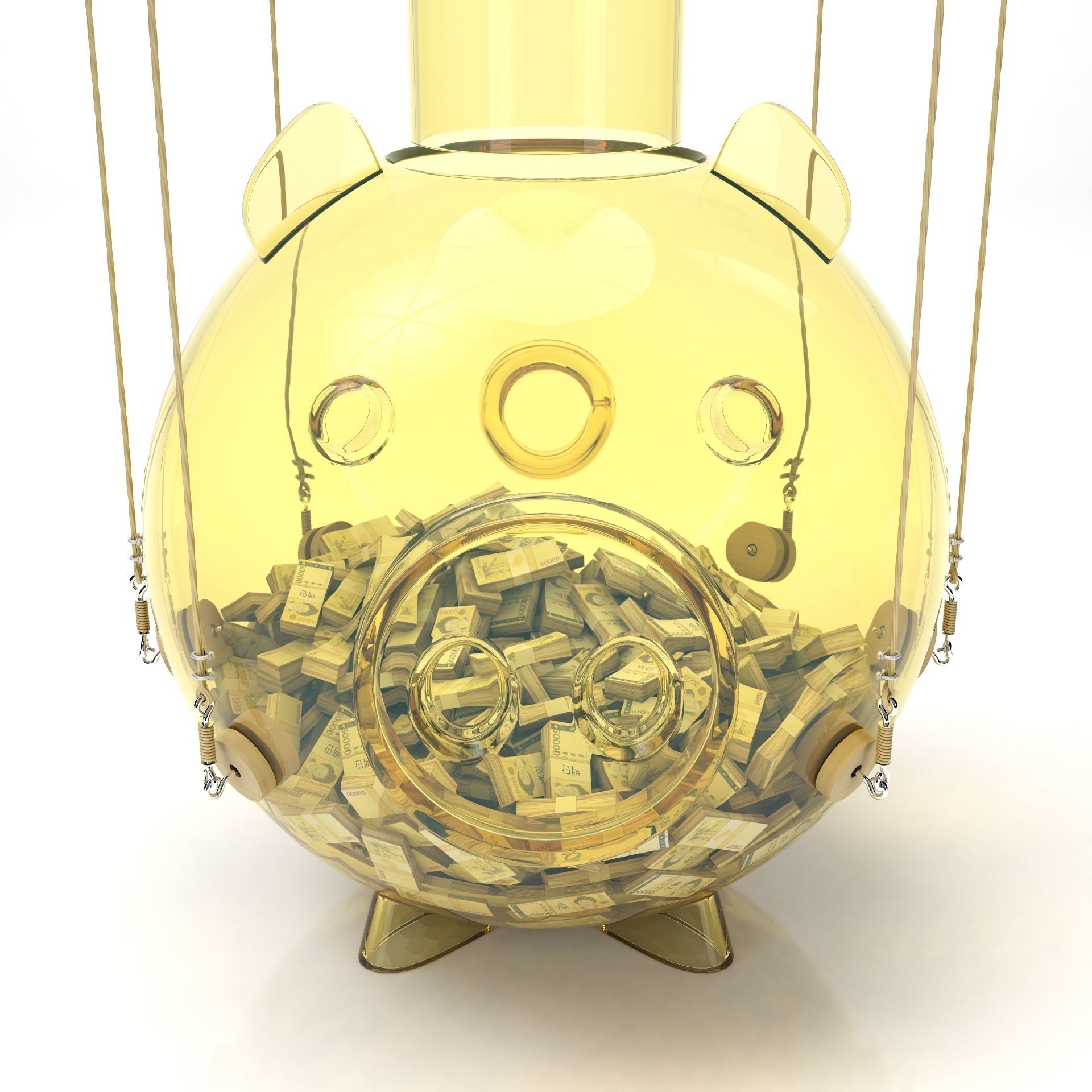 Squid Game Piggy Bank 3D model | CGTrader