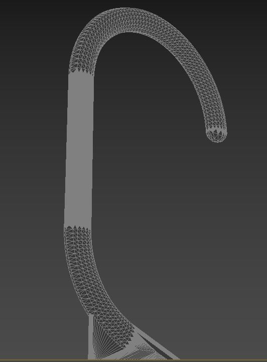 3D realistic thin plastic hanger for shops 3D model 3D printable | CGTrader