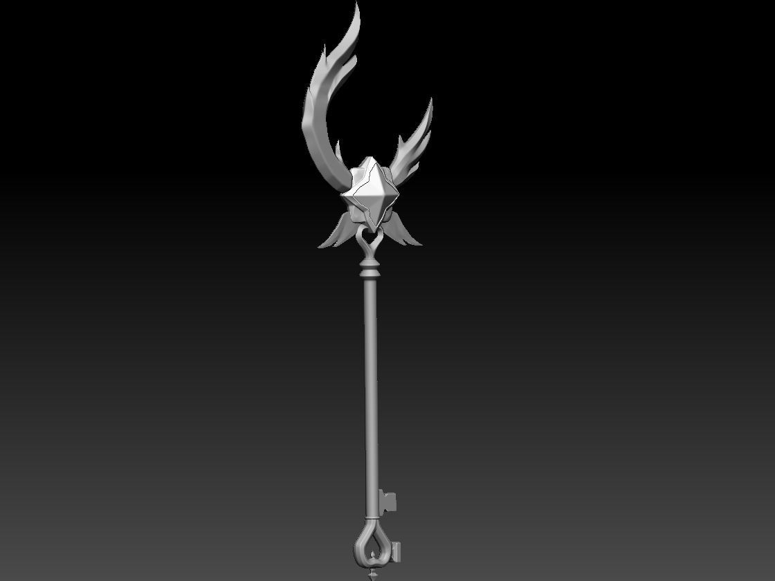 Star Guardian Soraka Wand - League of Legends Cosplay 3D model 3D ...