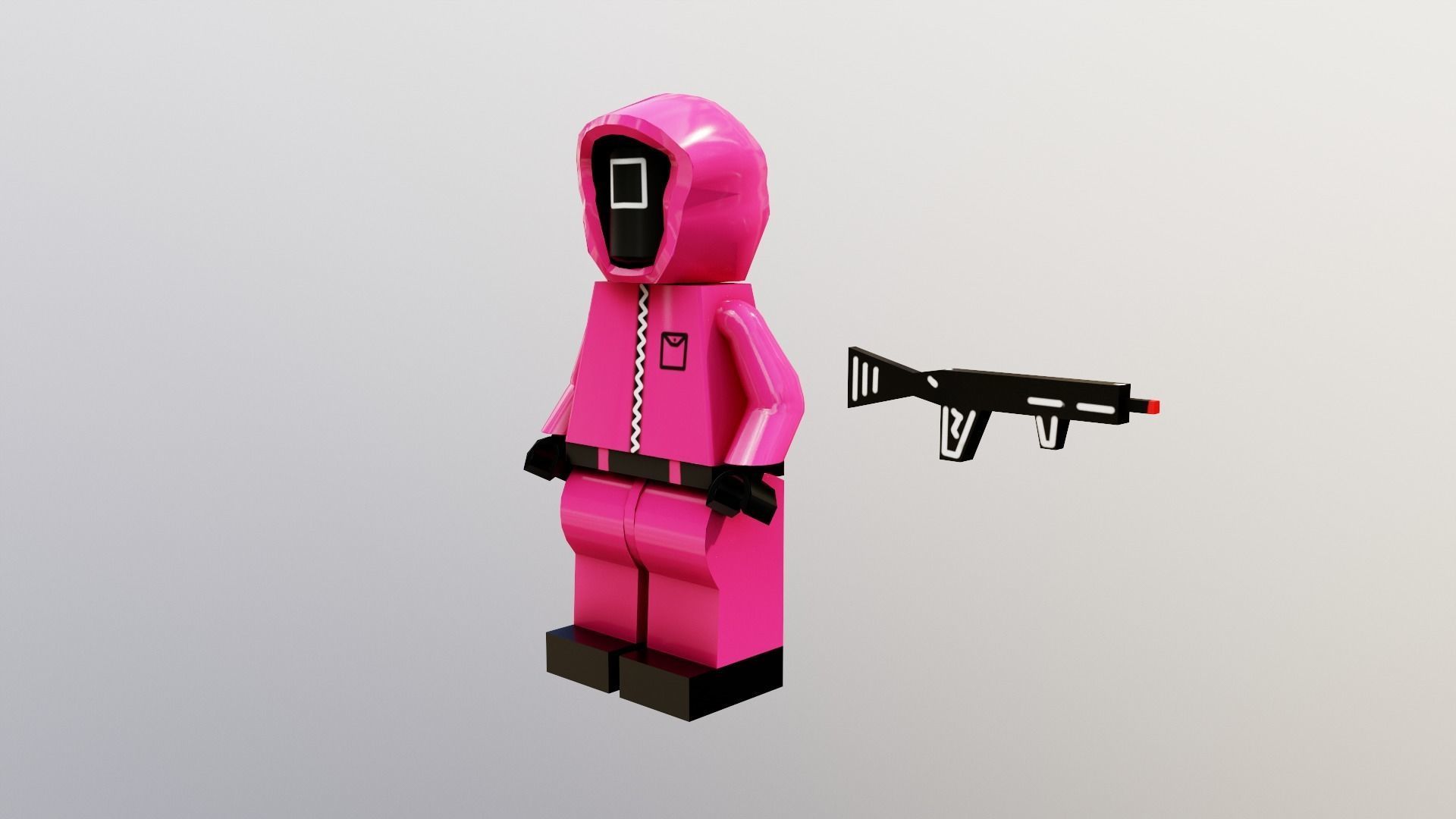 3D model Squid Game Lego Human Low Poly Soldier VR / AR / low-poly ...