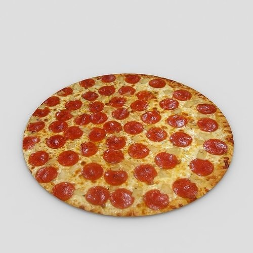 PIZZA pepperoni - pepperoni 3D model | CGTrader
