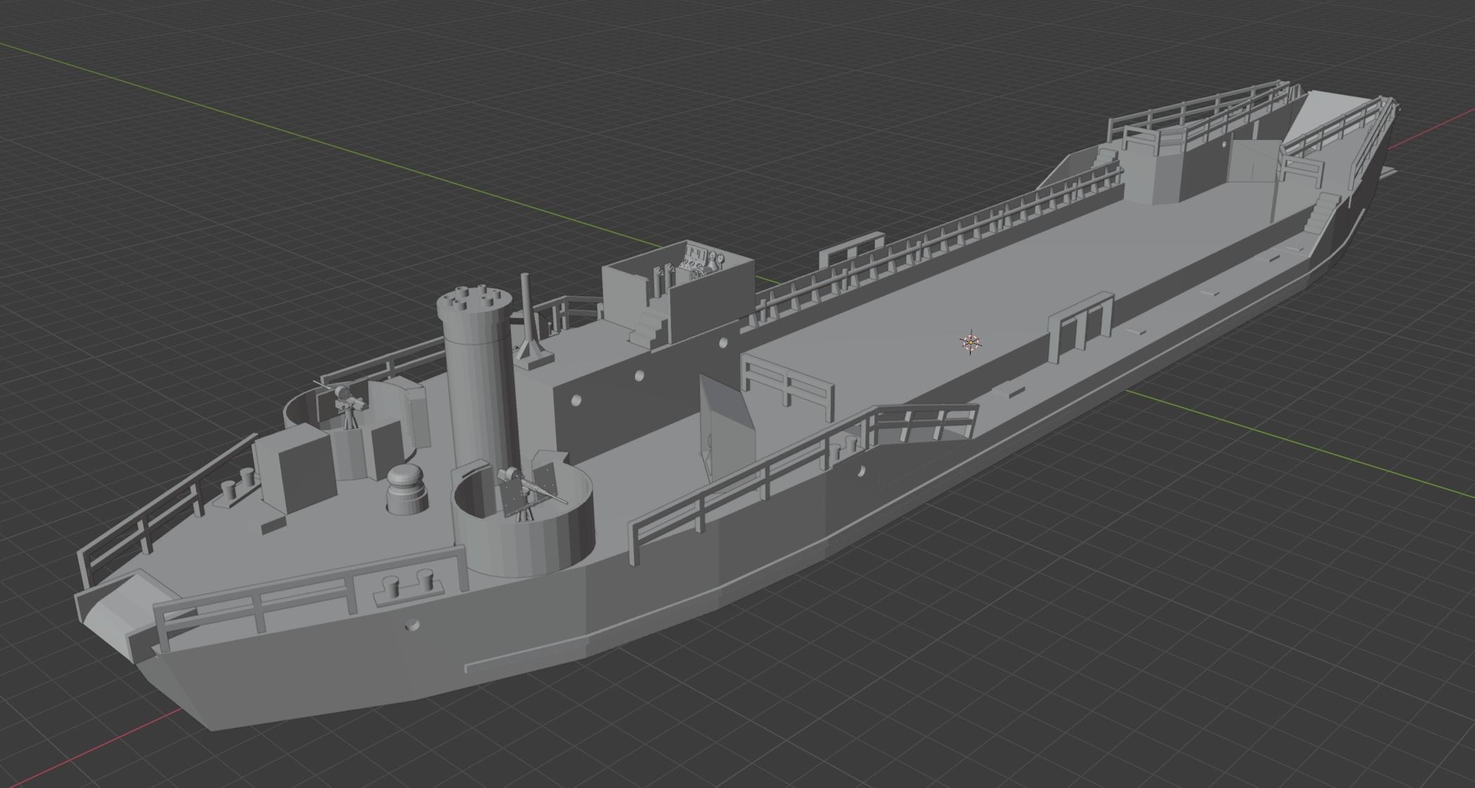 LCT Mk 4 - Landing Craft Tank Mark 4 3D model 3D printable | CGTrader