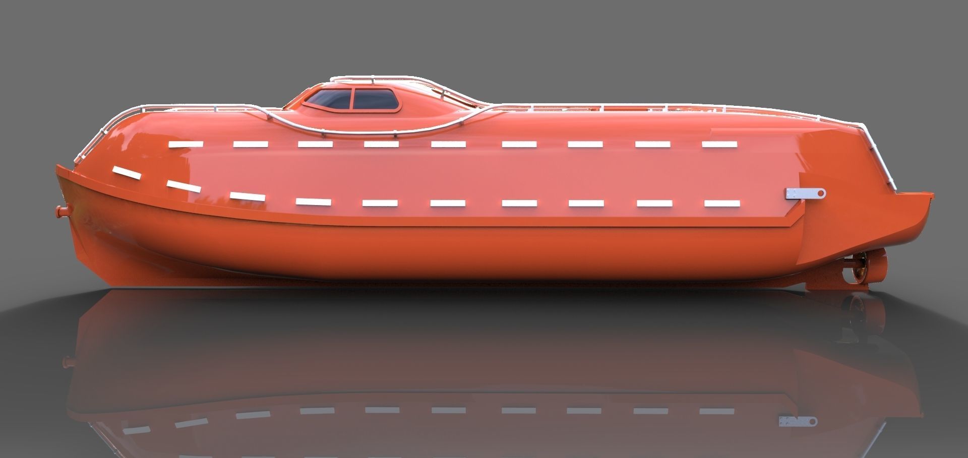Lifeboat Norsafe 3D model 3D printable | CGTrader