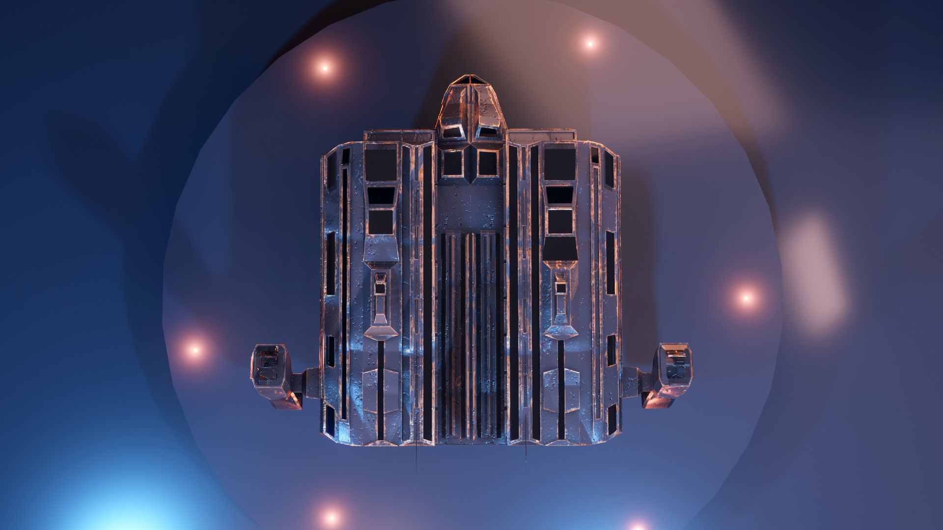 3D Low Poly Sci-Fi Spaceship free VR / AR / low-poly 3D model | CGTrader