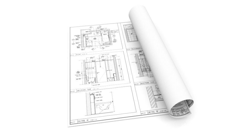 Sheet with drawings 3D model animated rigged | CGTrader