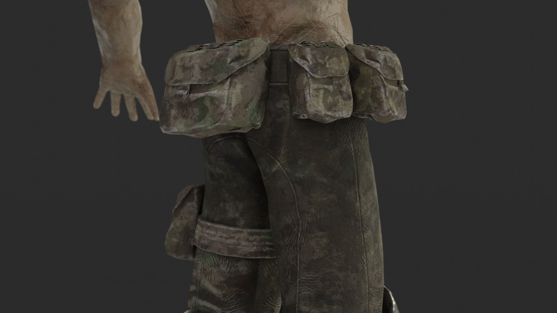 3D model Bio-enhanced soldier VR / AR / low-poly | CGTrader