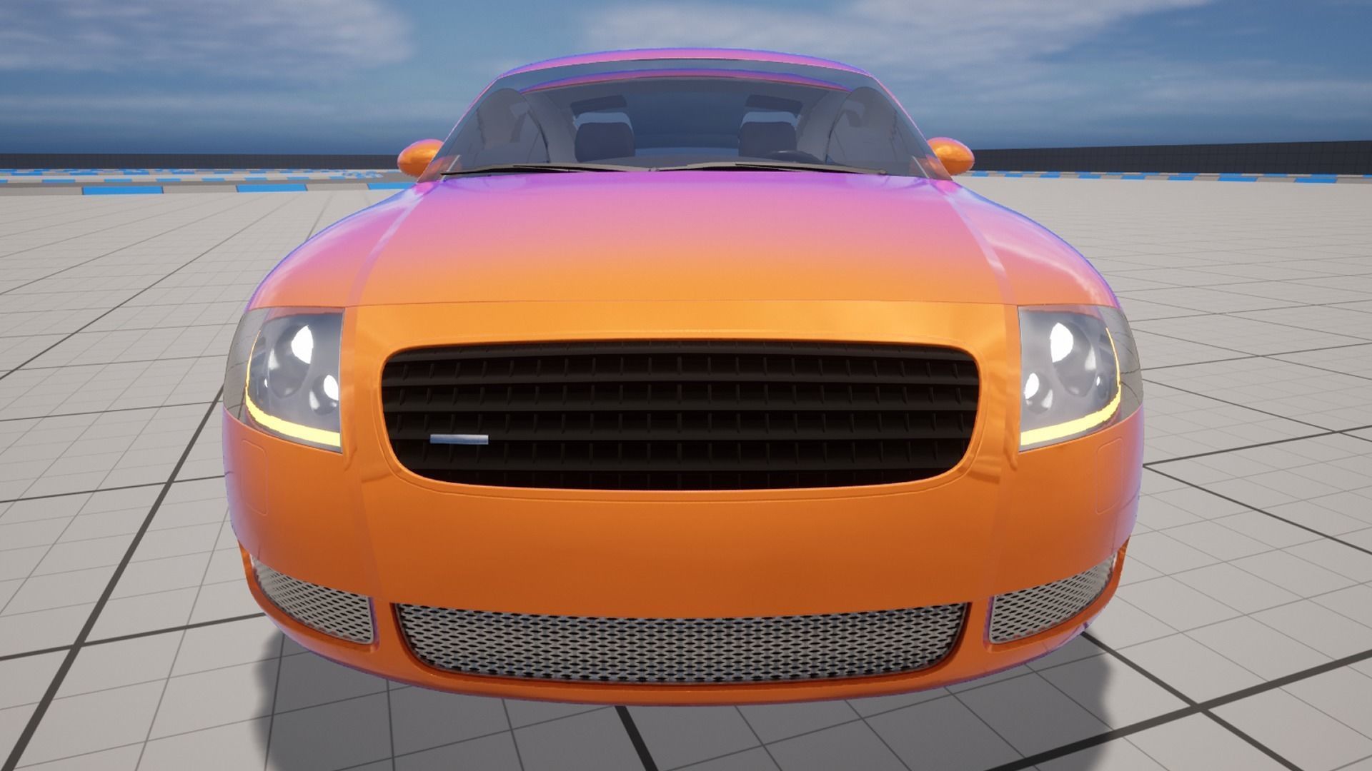 AUDI TT Drivable Car Vehicle Transport for Unreal Engine 3D model ...