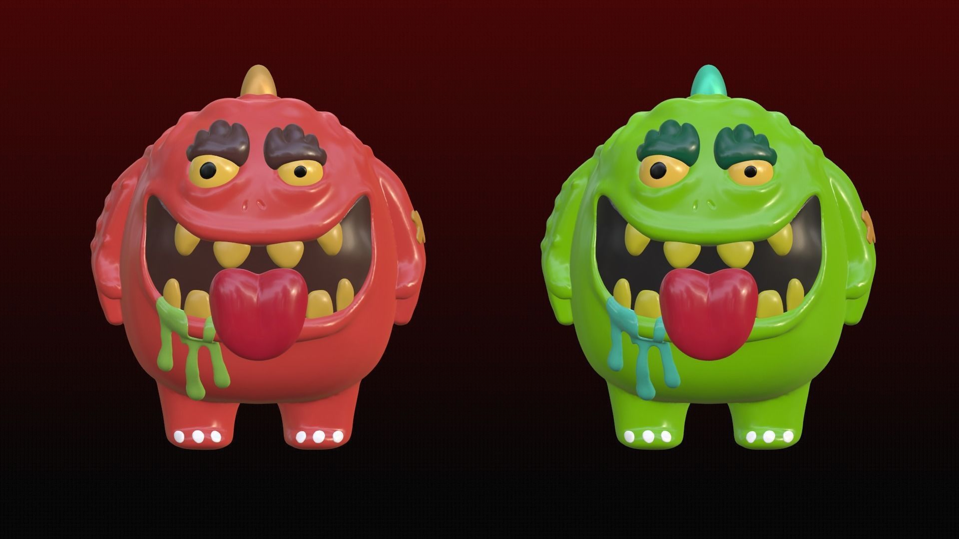 Gas Monsters Fat Sprite and 3D model 3D printable | CGTrader