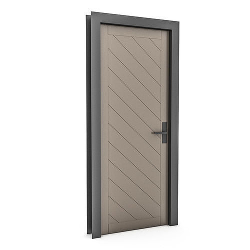 3D model 3D modern door design VR / AR / low-poly | CGTrader