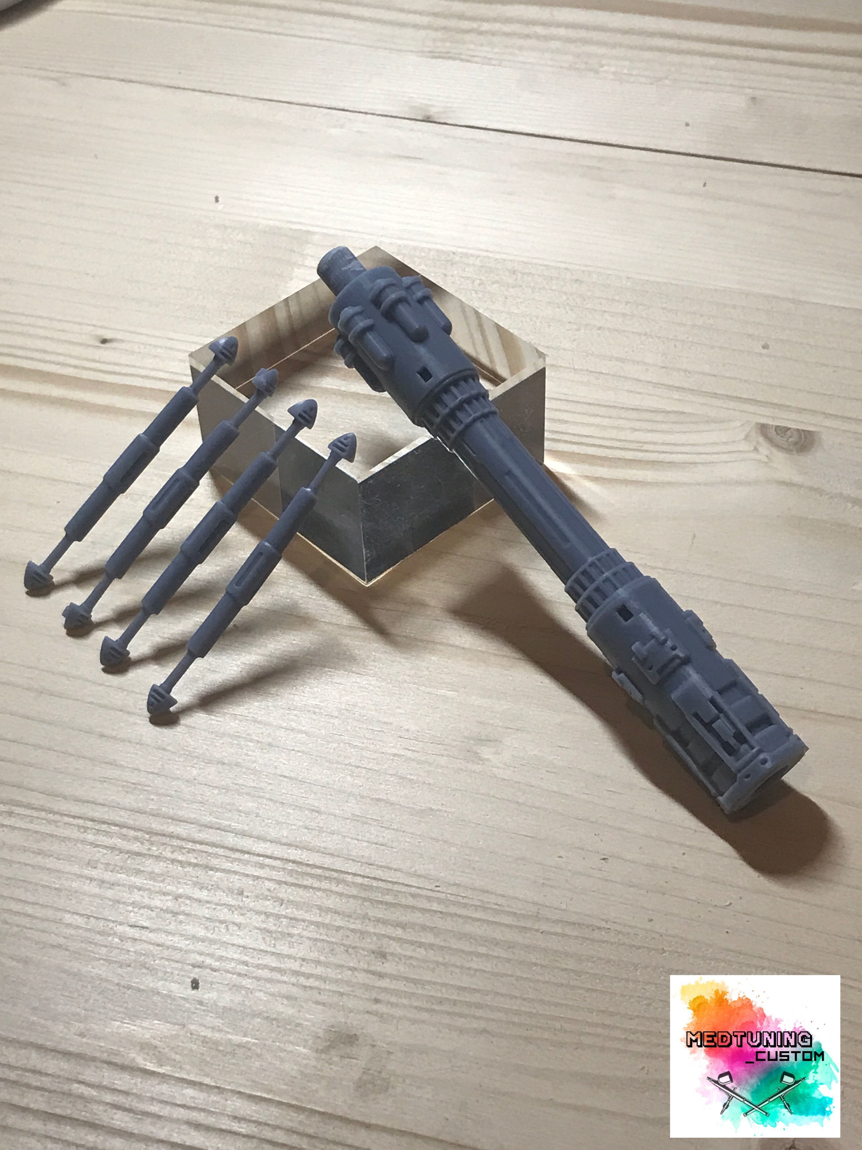 Advanced rifle designed for RX-78 GP03 Gundam GP03 Dendrobium HC 3D ...