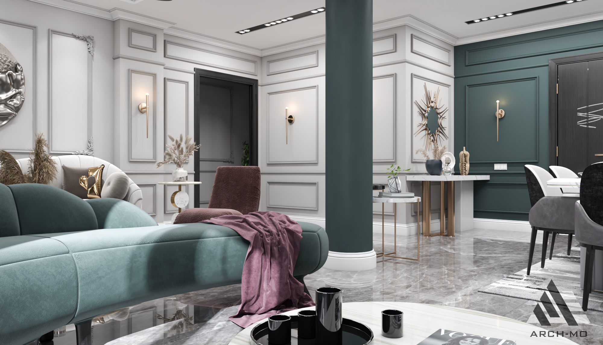 Reception - Living Room 3D model free 3D model | CGTrader
