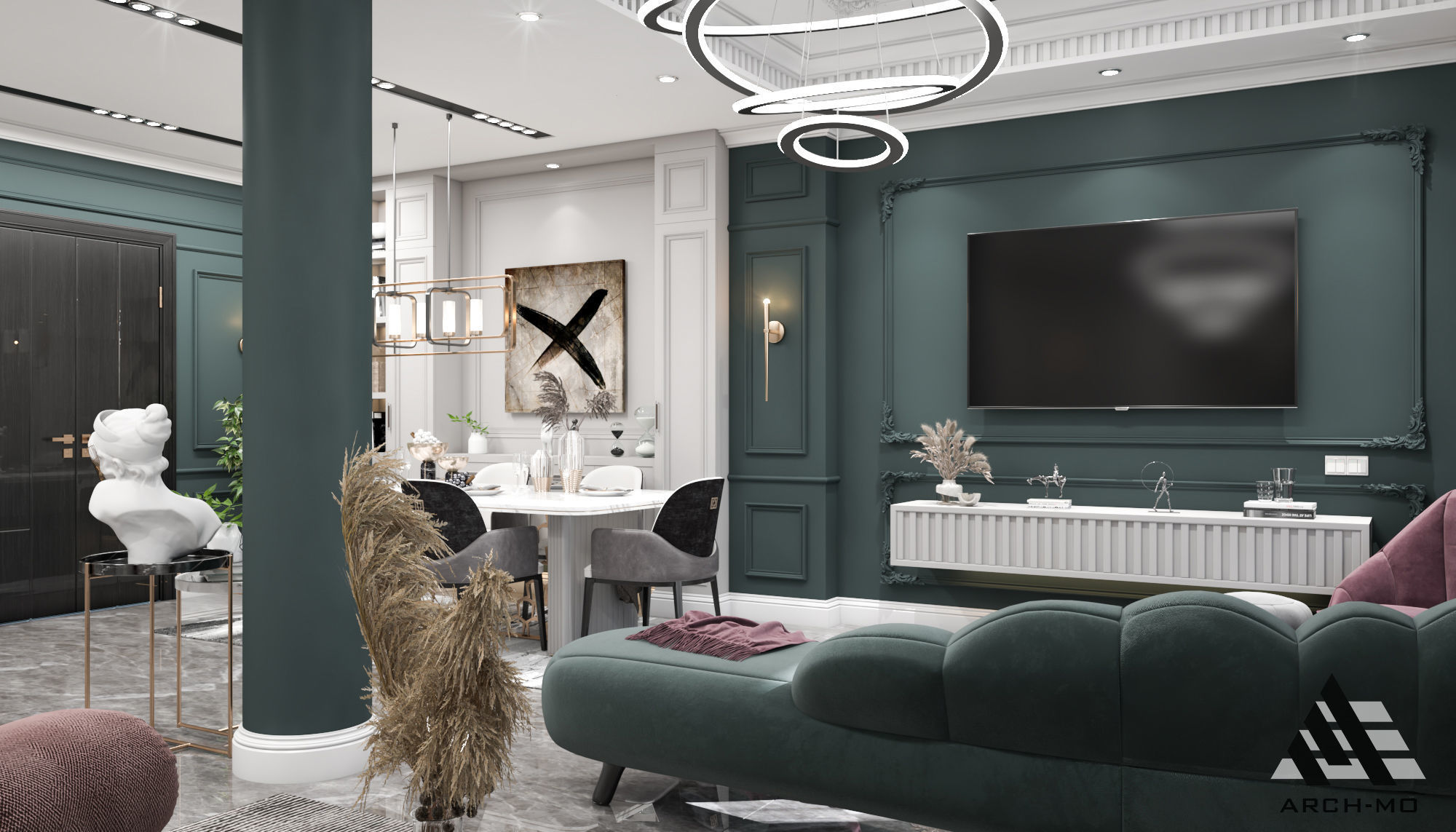 Reception - Living Room 3D model free 3D model | CGTrader