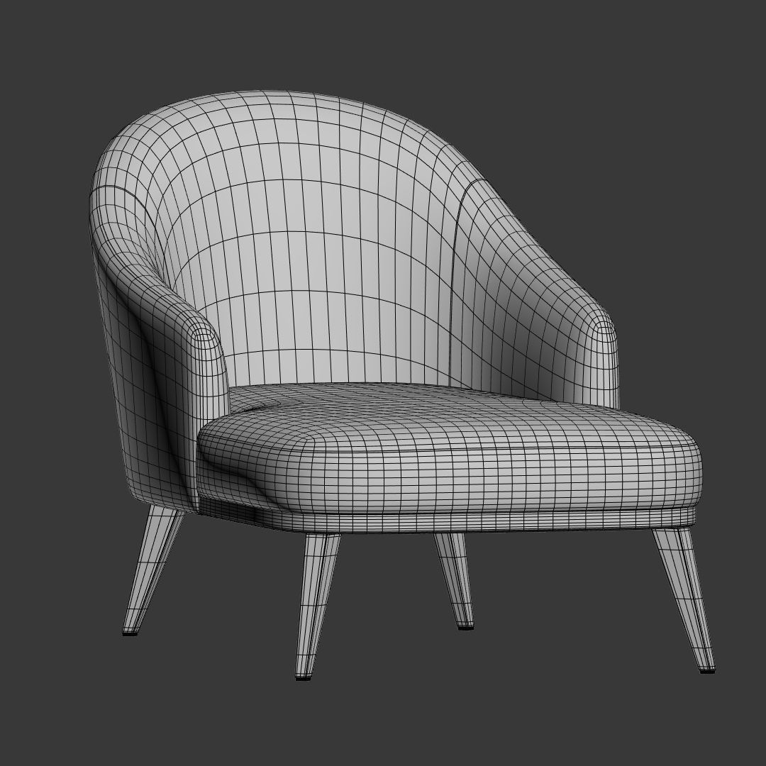 Eliza Chaise Lounge 3D model | CGTrader
