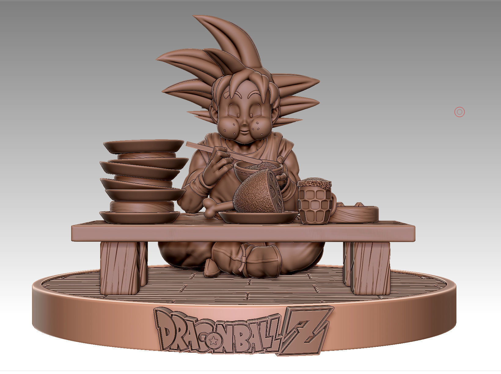 Goku lunch 3D model 3D printable | CGTrader