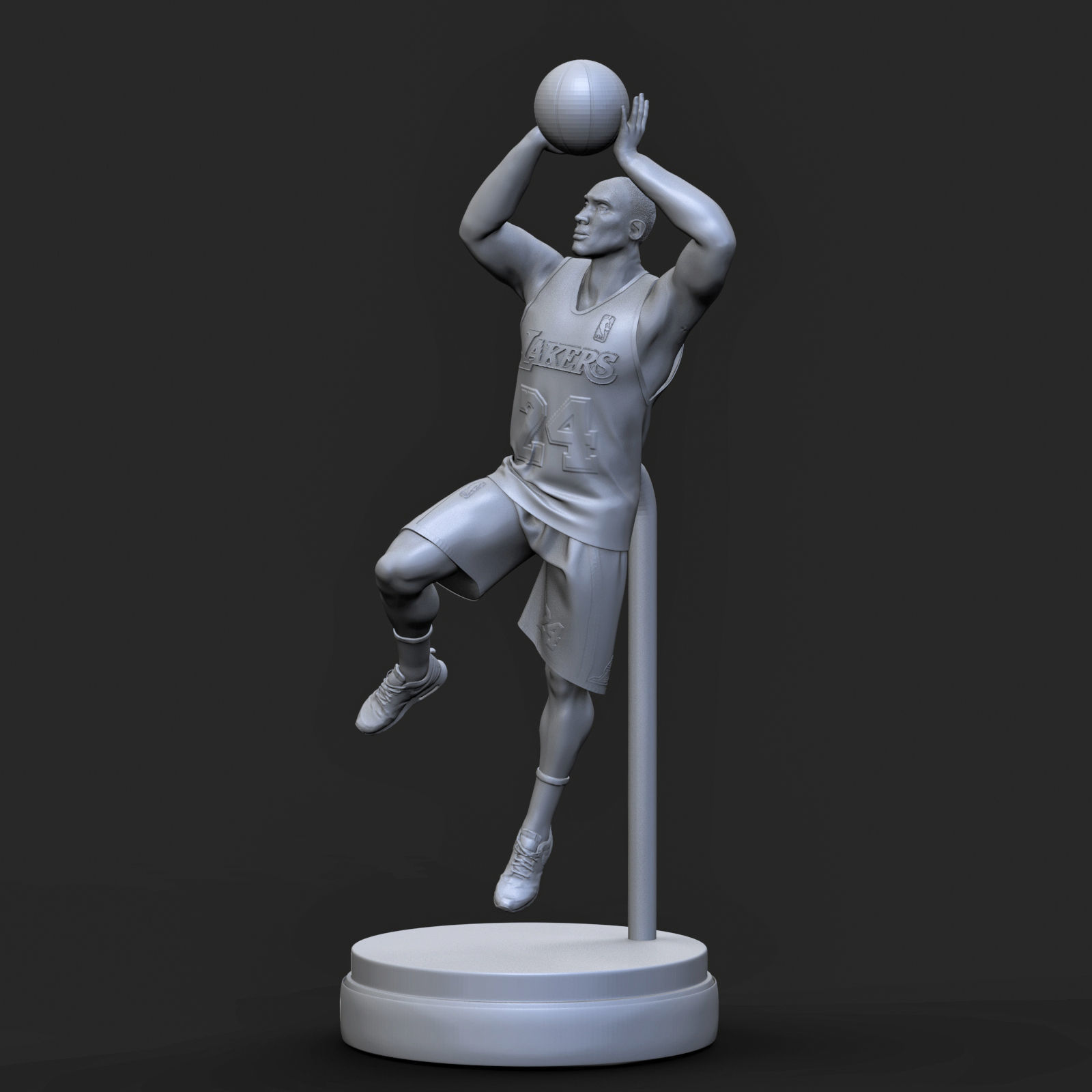 Kobe Bryant 3D Printable 4 3D model 3D printable | CGTrader