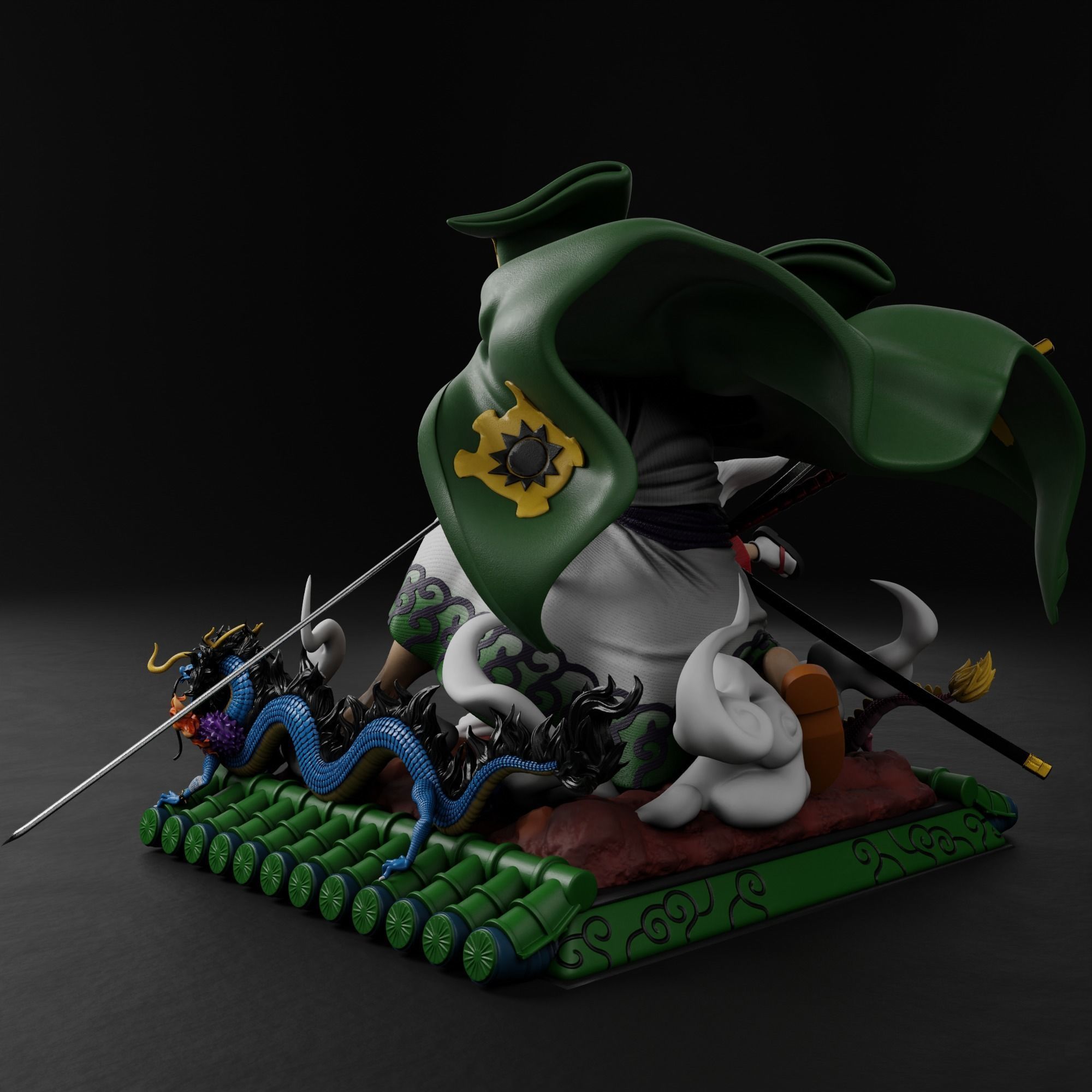 Zoro And Toko - One Piece 3D model 3D printable | CGTrader