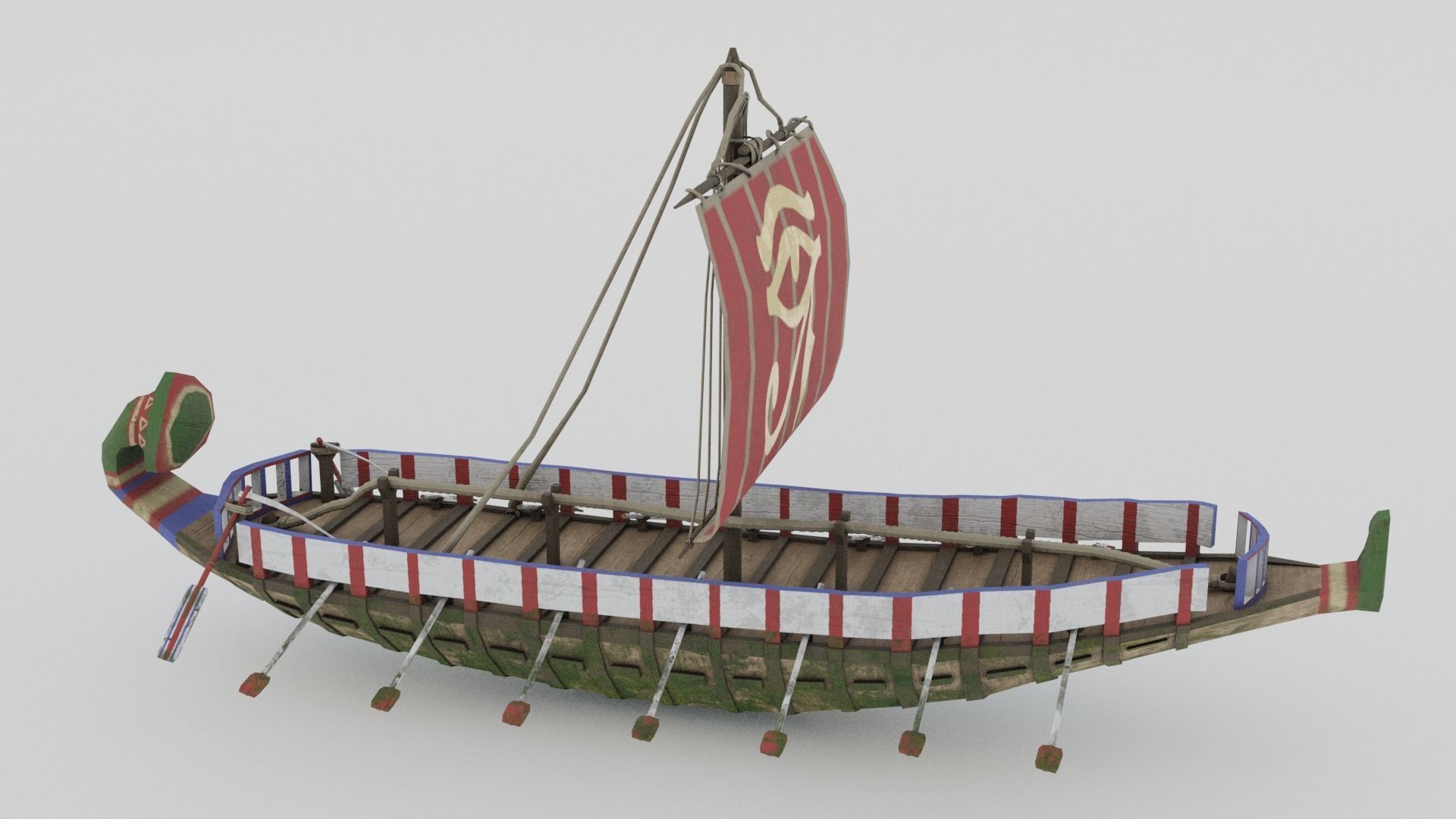 Egyptian Ship 3D model | CGTrader
