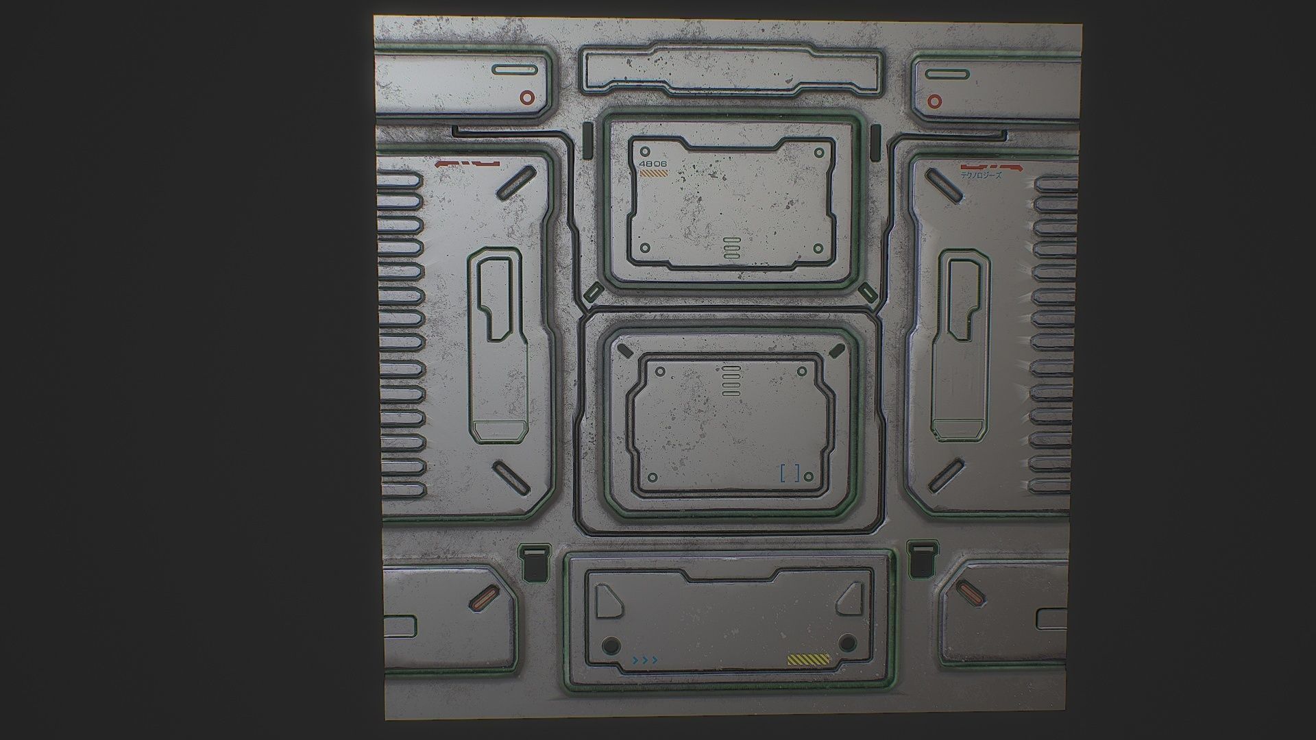 Sci fi tileable panels textures Texture | CGTrader