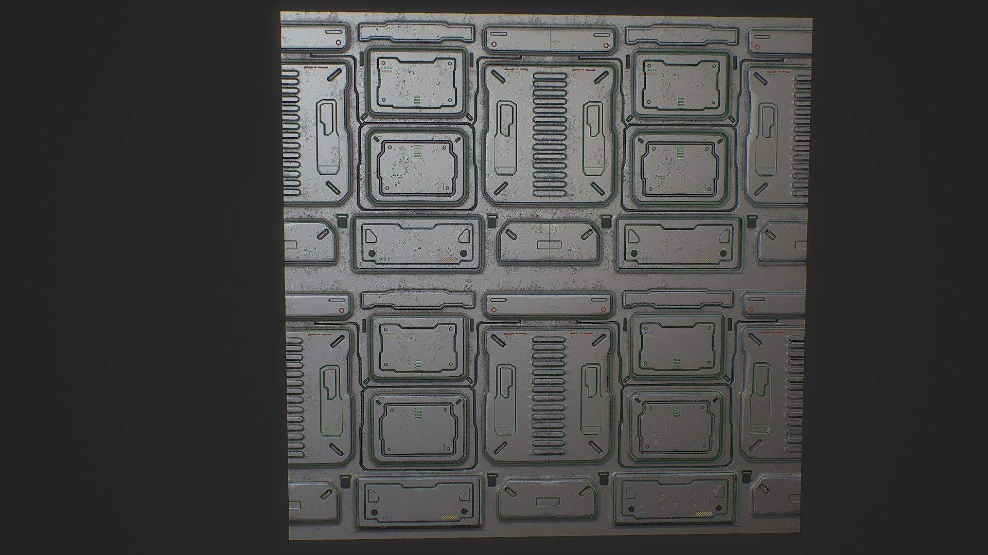 Sci fi tileable panels textures Texture | CGTrader