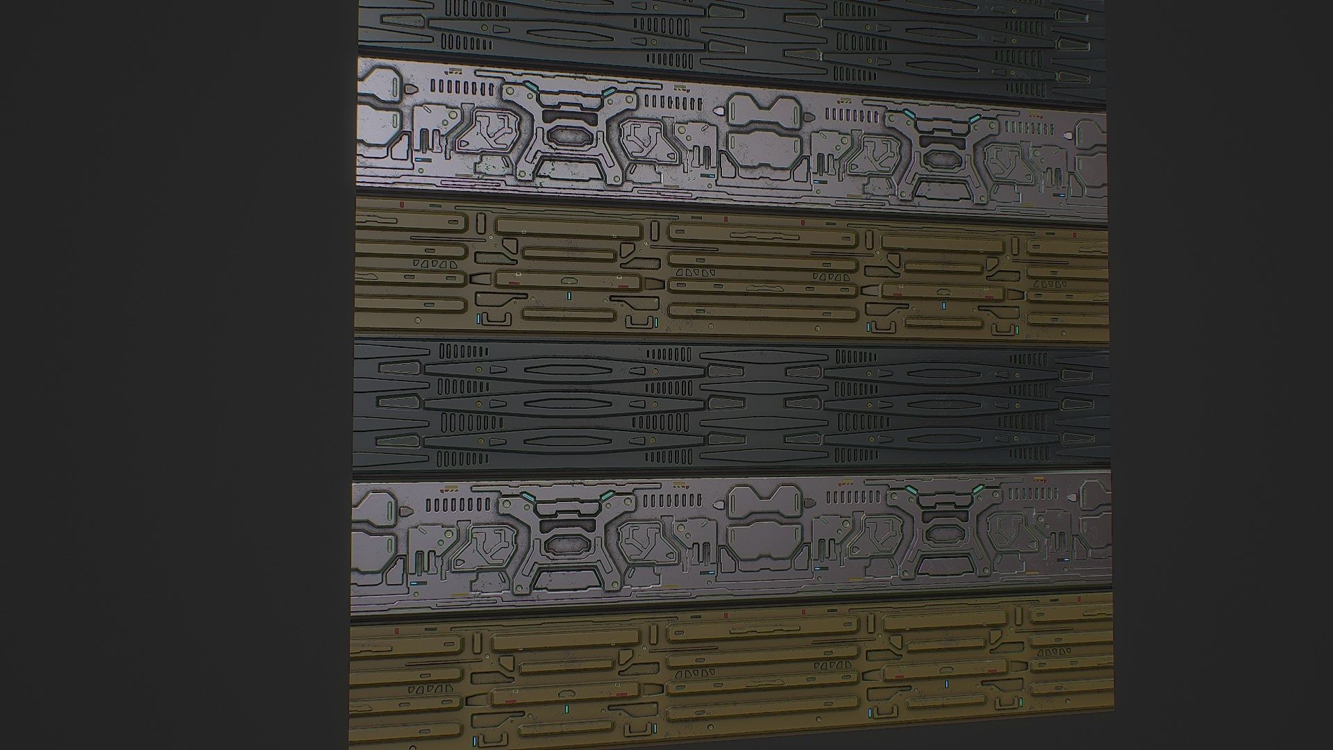 Sci fi tileable panels textures Texture | CGTrader